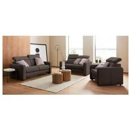 Sit & More 2,5-Sitzer SIT & MORE "Bologna", braun (espresso), B:173cm H:84cm T:93cm, Sofas, inklusive Kopfteilverstellung und Federkern