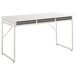 Schreibtisch HAMMEL FURNITURE "Mistral Bürotisch, Arbeitstisch, Tisch, Computertisch" Tische Gr. B/H/T: 137,4cm x 75cm x 60cm, grau (graphit) mit Gestell, B: 137,4 cm, Designmöbel