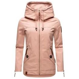 Outdoorjacke Navahoo "Wekoo" Gr. M (38), rosa (hellrosa) Damen Jacken moderner Übergangsparka aus Baumwolle mit Kapuze