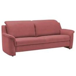 2-Sitzer VILLA BECK "Garda" Sofas Gr. B/H/T: 222cm x 90cm x 106cm, Microfaser, mit Kopfteilverstellung, rot (18 red) inklusive Kopfteilverstellung, Breite 222cm