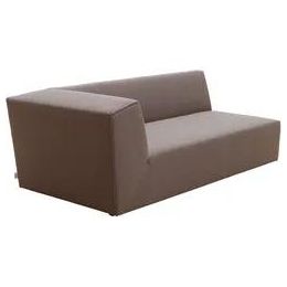 Sofa-Eckelement Tom Tailor HOME "ELEMENTS" Polsterelemente Gr. Struktur fein TBO, braun (coconut brown tbo 12) Sofa-Element Ecksofa mit Armlehne links