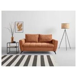 2,5-Sitzer Inosign "Lörby" Sofas Gr. B/H/T: 180cm x 90cm x 92cm, Feincord, Feincord, orange (terra) Belastbarkeit bis 140kg pro Sitzplatz, auch mit Aqua clean-Bezug