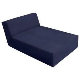 Chaiselongue Tom Tailor HOME "ELEMENTS" Sofas Gr. B/H/T: 94 cm x 70 cm x 159 cm, Samtstoff TSV, mit Bettfunktion, blau (indigo tsv 6) Sofa-Element Sofaelement wahlweise mit Bettfunktion