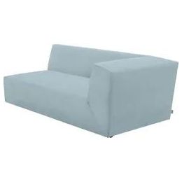 Sofa-Eckelement Tom Tailor HOME "ELEMENTS" Polsterelemente Gr. Samtstoff TSV, blau (sky tsv 13) Sofa-Element Ecksofa mit Armlehne rechts