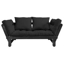 Schlafsofa KARUP DESIGN "Beat" Sofas Gr. Gestell: schwarz, grau (dunkelgrau) inkl. Futonmatratze