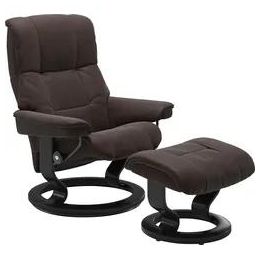 Relaxsessel stressless "Mayfair" Sessel Gr. Leder PALOMA, Classic Base Schwarz, Relaxfunktion-Drehfunktion-PlusTMSystem-Gleitsystem, B/H/T: 75 cm x 99 cm x 73 cm, braun (chocolate paloma) mit Classic Base, Größe S, M & L, Gestell Schwarz