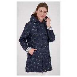 Regenjacke DEPROC ACTIVE "Friesennerz WIZZARD PEAK WOMEN UMBR" Gr. 48 (XL), blau (navy) Damen Jacken auch in Großen Größen erhältlich