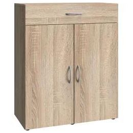 Kommode wimex "Multiraumkonzept" Sideboards Gr. B/H/T: 80cm x 98cm x 48cm,, braun (eiche sägerau-nachbildung) Breite 80 cm