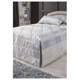 Tagesdecke, beige, B:257cm L:250cm, Polyester, Westfalia Schlafkomfort, Tagesdecken