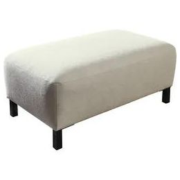 Hockerbank Places of Style "Trapani" Hocker Gr. B/H/T: 109 cm x 46 cm x 65 cm, Soft clean, weiß (white) Polsterbank Polsterhocker passend zum Ecksofa "Trapani", Soft Clean-Bezug leicht zu reinigen