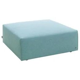 Hocker Tom Tailor HOME "ELEMENTS" Gr. B/H/T: 94cm x 36cm x 94cm, Struktur fein TBO, blau (ice blue tbo 56) Polsterhocker Sofa-Element als Einzelhocker oder Sofaelement einsetzbar