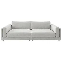 Big-Sofa 3C Candy "Karalis" Sofas Gr. B/H/T: 294cm x 85cm x 150cm, Flachgewebe, silberfarben (silber) auch in Cord-Bezug, lose Kissen, loungige Bequemlichkeit