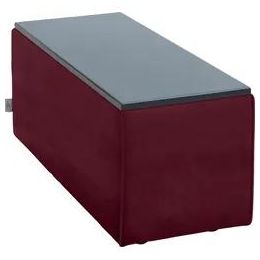 Tischelement Tom Tailor HOME "ELEMENTS" Tische Gr. B/H/T: 35cm x 37cm x 94cm, rot (wine tsv 7, schwarz) Esstisch-Zubehör Esstischplatte Tischplatte Sofa-Element schwarz, als Couchtisch oder Sofaelement einsetzbar