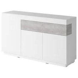 Sideboard Inosign "SILKE" Sideboards weiß (weiß hochglanz/beton-optik) Breite 150 cm