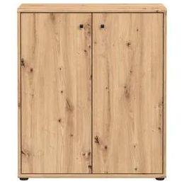 Kommode FORTE "Tempra" Sideboards Gr. B/H/T: 73,7cm x 85,5cm x 34,8cm, braun (artisan eiche) Breite 73,7 cm