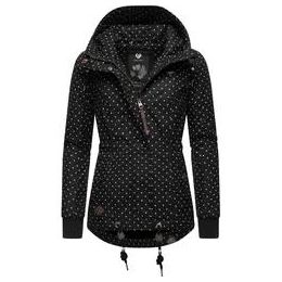 Winterjacke Ragwear "Danka Dots Intl." Gr. M (38), gelb (shadow) Damen Jacken stylische Winter Outdoorjacke mit Kapuze