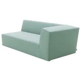 Sofa-Eckelement Tom Tailor HOME "ELEMENTS" Polsterelemente Gr. Struktur fein TBO, grün (mint tbo 53) Sofa-Element Ecksofa mit Armlehne rechts