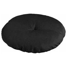 Chillkissen Max Winzer "Bodo" Gr. B/H/T: 105 cm x 18 cm x 105 cm Ø 105 cm, Strukturgewebe 16523, schwarz Kinder Poufs in 2 Größen