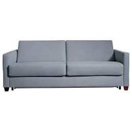 Schlafsofa Bali "Norwalk" Sofas Gr. B/H/T: 182cm x 83cm x 100cm, Material, Ausführung, grau (hellgrau) Dauerschlaffunktion, mit Unterfederung Lattenrost und Matratze