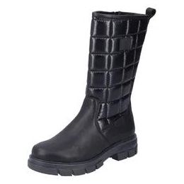 Winterstiefel Rieker Gr. 36, Normalschaft, schwarz Damen Schuhe mit markanter Profillaufsohle