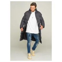 Parka behype "LONGLINE PUFFER PARKA" Gr. M, grau (dunkelgrau) Herren Jacken mit Kapuze