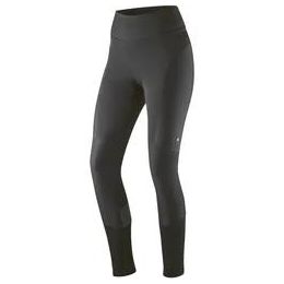 Fahrradhose Gonso "Tartu 2" Gr. 44, Normalgrößen, schwarz Damen Hosen lange Softshell Radhose, Radlerhose mit Sitzpolster