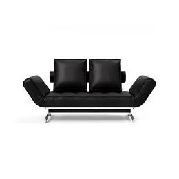 3-Sitzer INNOVATION LIVING TM "Ghia Schlafsofa" Sofas Gr. B/H/T: 178cm x 83cm x 93cm, Füsse: Chrom, schwarz eine große Liegefläche mit geringer Stellfläche, beidseitig abklappbar