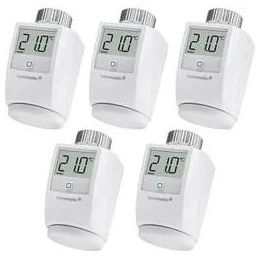 HOMEMATIC IP Heizkörperthermostat "5er Set" Heizkörperthermostate weiß (grundfarbe)