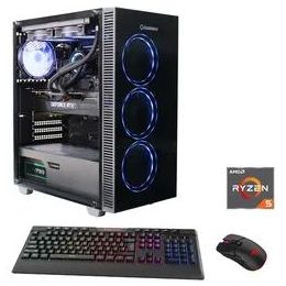 GAMEMAX Gaming-PC "Draco XD 7094" Computer DDR5, 4060Ti (16GB), PCIe SSD Gen4, Windows 11 Gr. Microsoft Windows 11 Home (64 Bit), 16 GB RAM 1000 GB SSD, schwarz