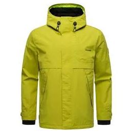 Regenjacke STONE HARBOUR "Zanjaar" Gr. M (50), grün Herren Jacken Wasserdichte Übergangsjacke mit Fleece-Futter