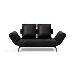 3-Sitzer INNOVATION LIVING TM "Ghia Schlafsofa" Sofas Gr. B/H/T: 178cm x 83cm x 93cm, Füsse: Metall, schwarz eine große Liegefläche mit geringer Stellfläche, beidseitig abklappbar