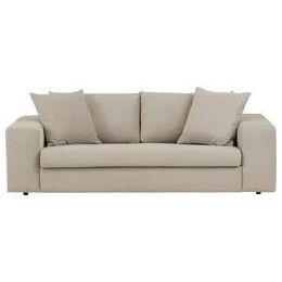 2-Sitzer Andas "SLEETLAND XXL in Samtvelours oder Vintage-Leder-Optik" Sofas Gr. B/H/T: 230 cm x 72 cm x 113 cm, Samtvelours, lila (pearl) besonders groß und bequem