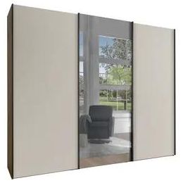 Schwebetürenschrank Wiemann "Monaco" Schränke Gr. B/H/T: 246,3 cm x 217 cm x 67 cm, 3 St., braun (bianco, eiche, nachbildung) hochwertige Beschläge