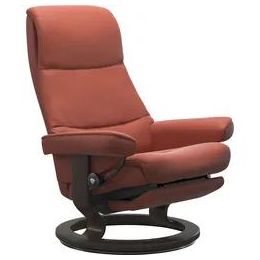 Relaxsessel stressless "View" Sessel braun (henna) elektrisch verstellbar, optional 2-motorisch, Größe M & L