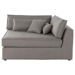 Sofa-Eckelement RAUM.ID "Enid" Polsterelemente Gr. Struktur fein, Eckelement links, beige (natur) Teil eines Modulsofas, fester Sitzkomfort, auch in Breitcord