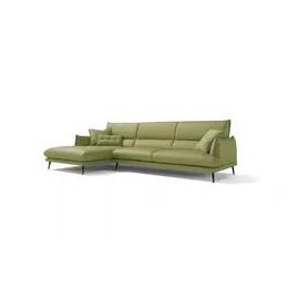 Ecksofa Egoitaliano "FUNNY, hochwertiges und aktuelles Design, bequeme Rückenlehne", grün (pistazie), B:265cm H:90cm T:225cm, Sofas, hochwertiger Sitzkomfort, L-Form