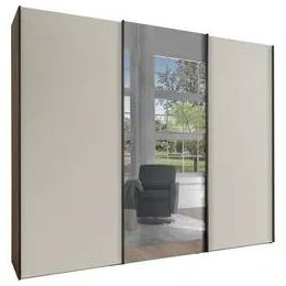 Schwebetürenschrank Wiemann "Monaco" Schränke Gr. B/H/T: 246,3 cm x 236 cm x 67 cm, 3 St., braun (bianco, eiche, nachbildung) hochwertige Beschläge