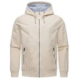 Outdoorjacke Ragwear "Perci" Gr. XL (54), beige Herren Jacken Stylische Übergangsjacke mit großer Kapuze