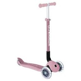 Dreiradscooter Globber "PRIMO FOLDABLE LIGHTS ECO", rosa, ScooterB:28cm L:58cm, B:28cm L:58cm