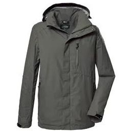 Outdoorjacke Killtec "KOS 256 MN JCKT_CARLEB", Herren, Gr. M, grün (olivgrün), 100% Polyester, sportlich, Jacken