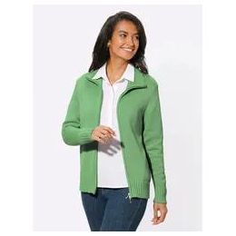 WITT Strickjacke CASUAL LOOKS Gr. 42, grün (apfel) Damen Strickjacken