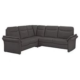 Ecksofa Home Affaire "Tahoma L-Form", braun (mokka), B:251cm H:103cm T:231cm, Sofas, mit Armlehnfunktion, wahlweise Bettfunktion, Schublade, Relaxfunktion