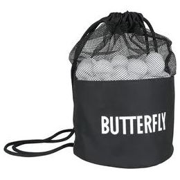 Turnbeutel Butterfly "Tischtennisballtasche inkl. 100 Tischtennisbälle, Zubehör", schwarz, Taschen, B/H: 35cm x 41cm, B:35cm H:41cm