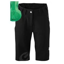 Fahrradhose Gonso "Sitivo Shorts W" Gr. 42, Normalgrößen, grün Damen Hosen Bikeshorts mit innovativem Sitzpolsterkonzept