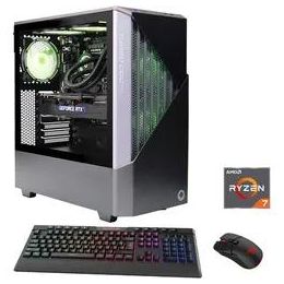 GAMEMAX Gaming-PC "Contac BG 7123" Computer DDR5, 4060Ti (16GB), PCIe SSD Gen4, Windows 11 Gr. Microsoft Windows 11 Home (64 Bit), 16 GB RAM 1000 GB SSD, schwarz (schwarz/grau)