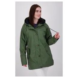 Regenjacke DEPROC ACTIVE "Friesennerz HALIFAX UMBRELLA" Gr. 40/42 (M), grün (dunkelgrün) Damen Jacken auch in Großen Größen erhältlich