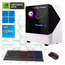 Hyrican GAMEMAX Gaming-PC Computer DDR5-RAM, PCIe SSD Gen4, Windows 11 Gr. Microsoft Windows 11 Home (64 Bit), 32 GB RAM 2000 GB SSD, weiß (horizon 7297)