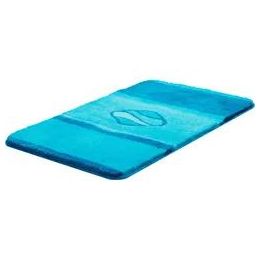 Badematte Grund Badematten Gr. rechteckig (60cm x 100cm),, blau (türkis)