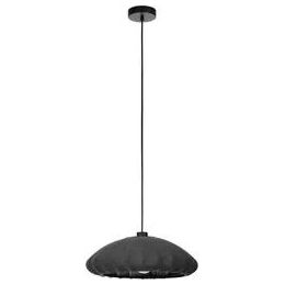 Eglo Hängeleuchte "BARLASTON", schwarz (schwarz grau), Ø 45,00cm H: 110,00cm, Lampen, Pendelleuchte, Esszimmerlampe, Grau, Schwarz, Hängeleuchte, Ø 45cm