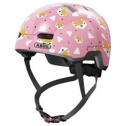 Fahrradhelm Abus "Skurb Kid" Helme Gr. S Kopfumfang: 45cm - 50cm, rosa (rose foxes)